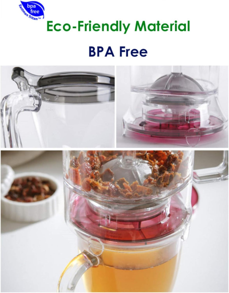 HandyBrew® Tea Infuser Teapot & Smart Tea Maker Steeper for Loose Leaf ...